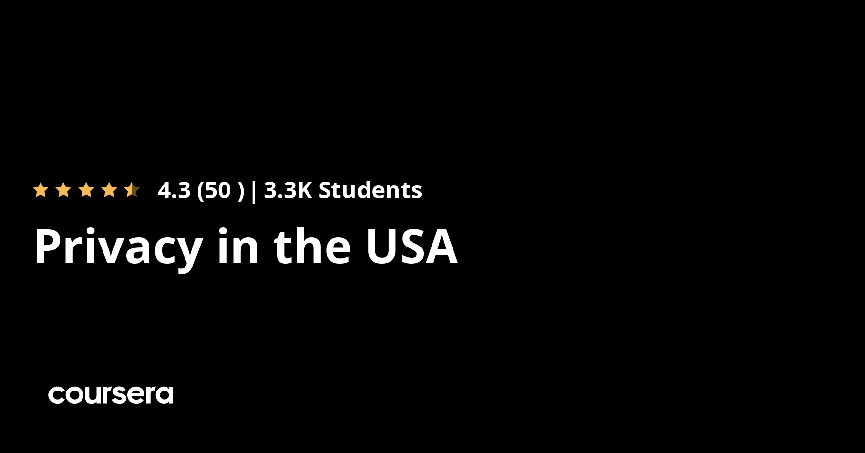Privacy in the USA | Coursera