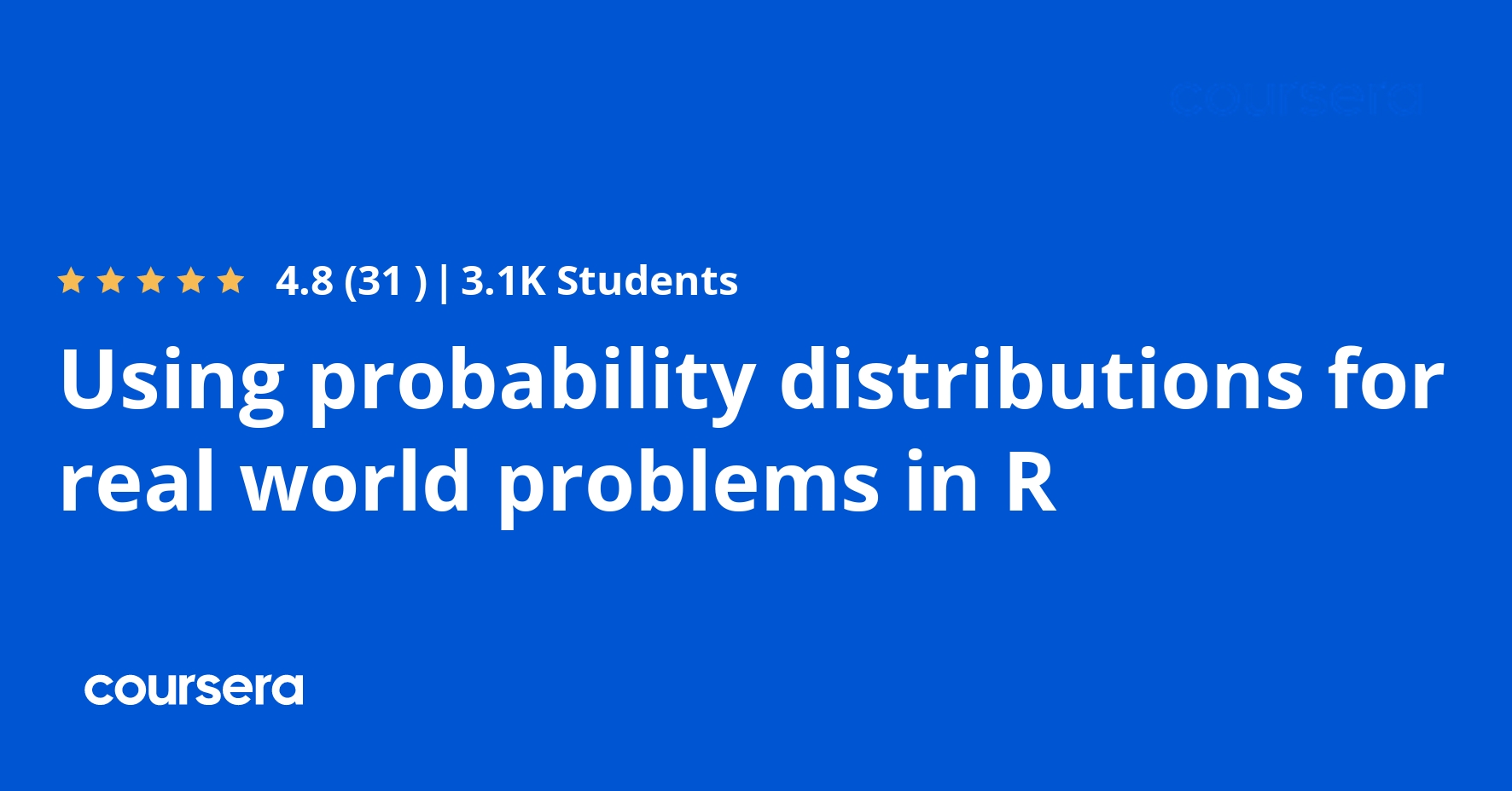 Using probability distributions for real world problems in R