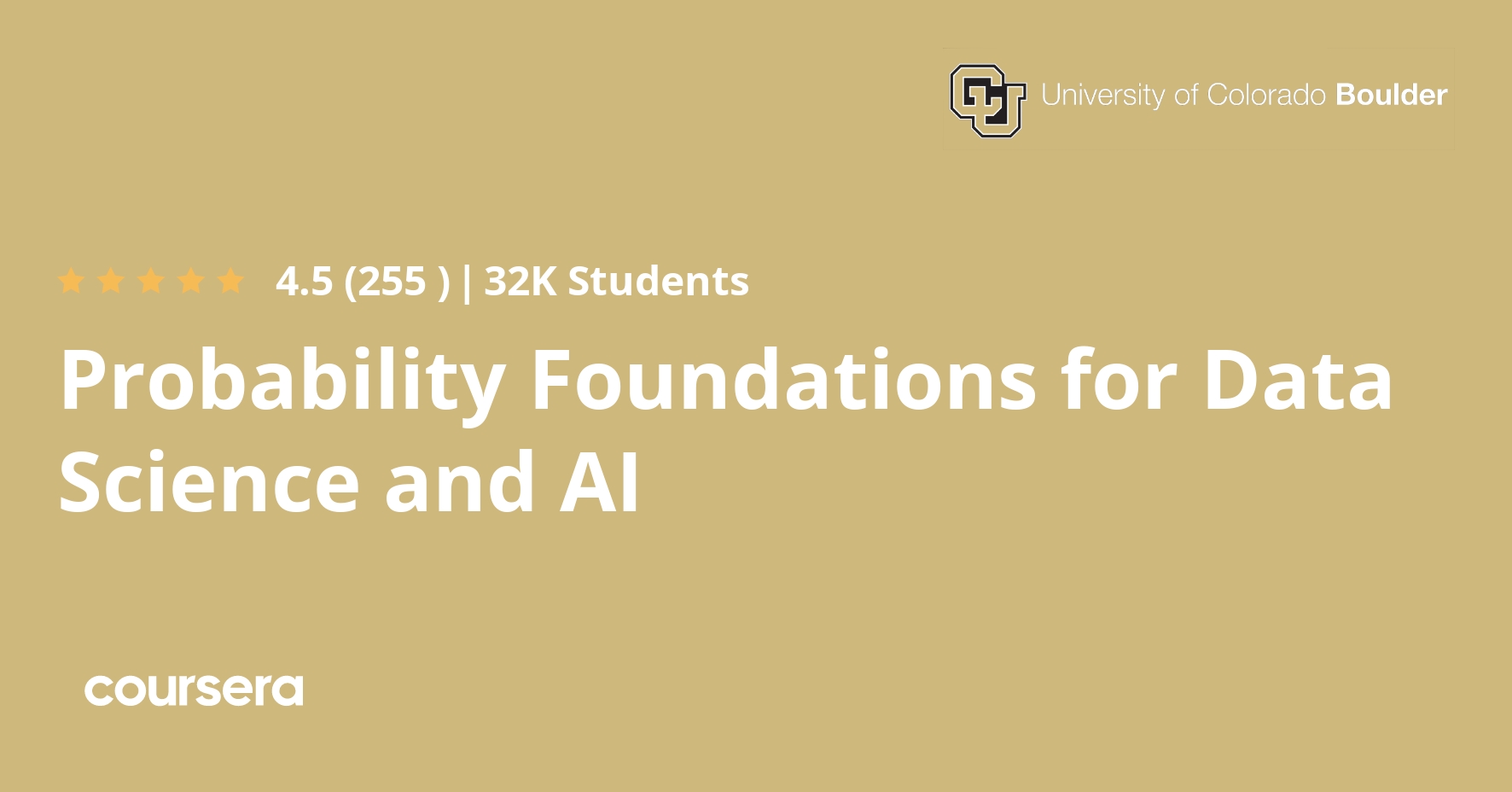 Probability Theory Foundation For Data Science Coursera