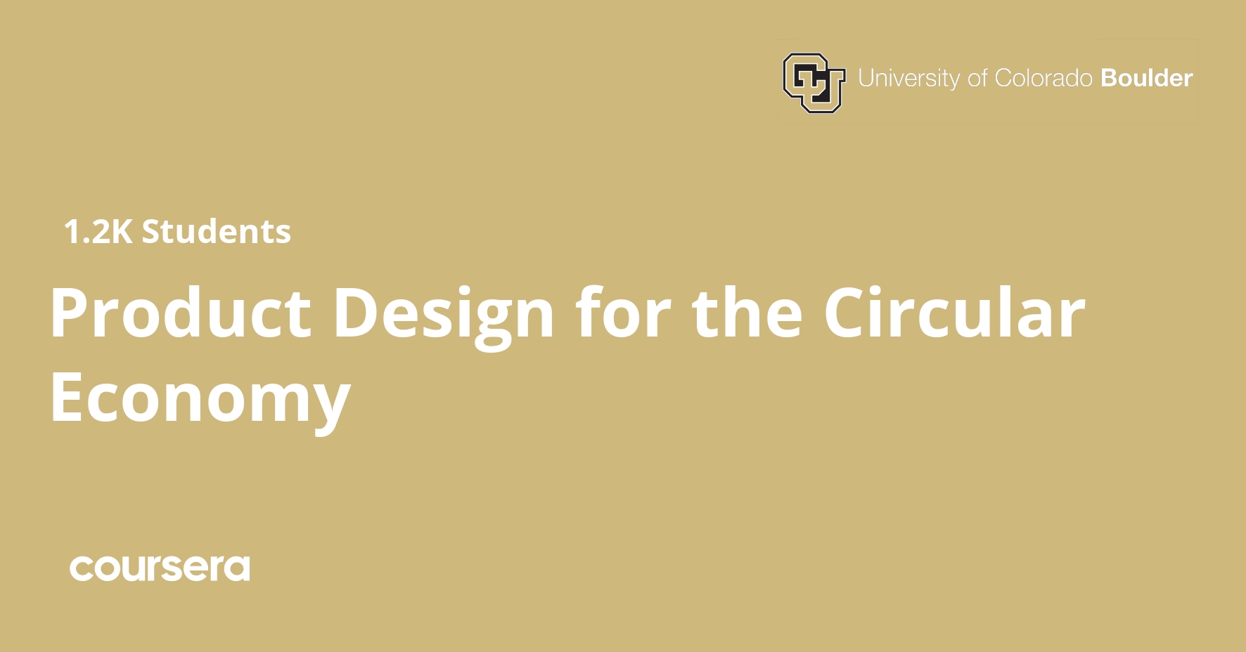 Product Design for the Circular Economy | Coursera