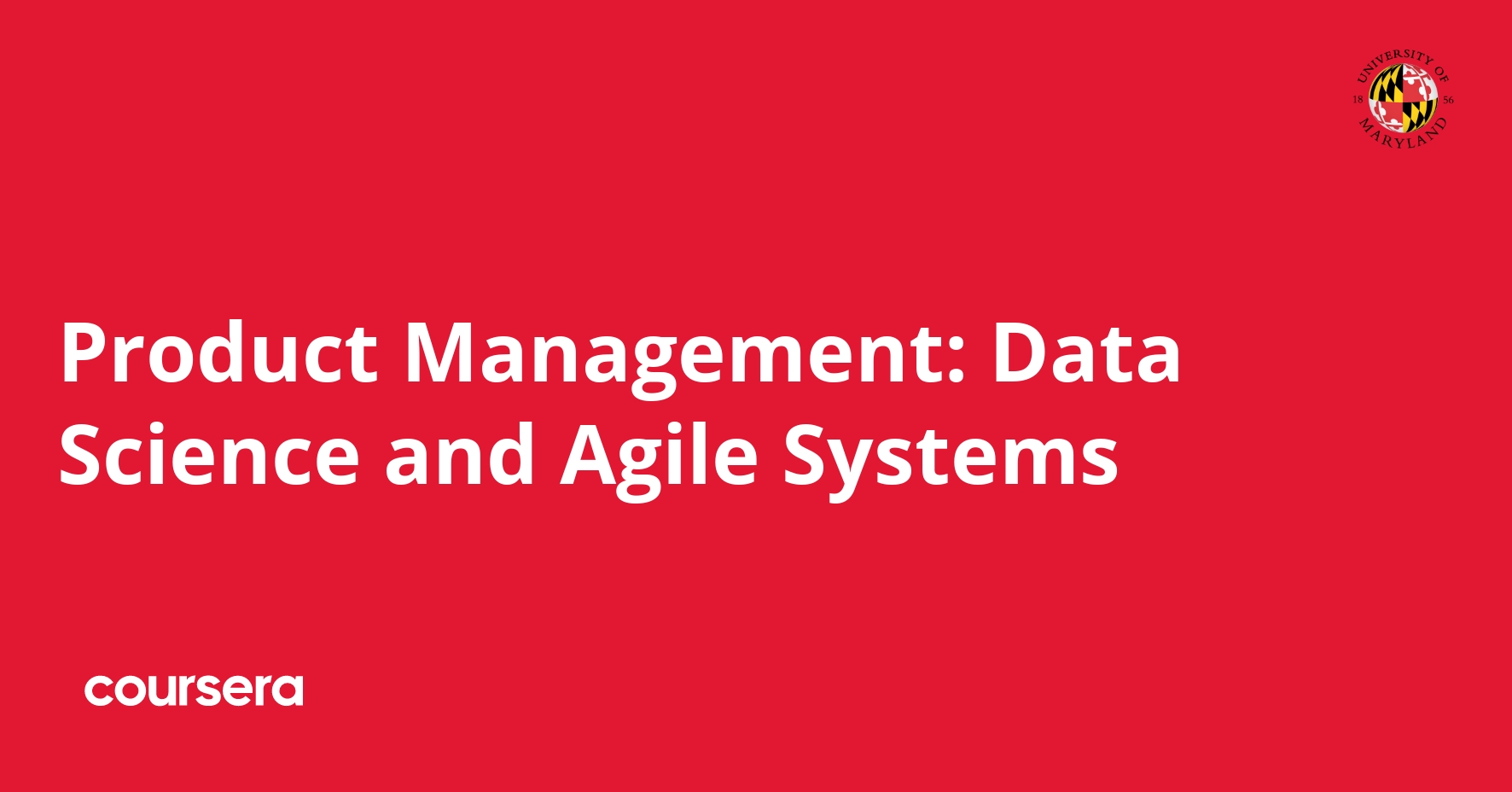 Product Management: Data Science and Agile Systems | Coursera