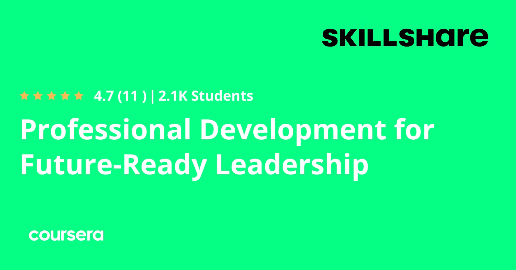 Professional Development for Future-Ready Leadership | Coursera