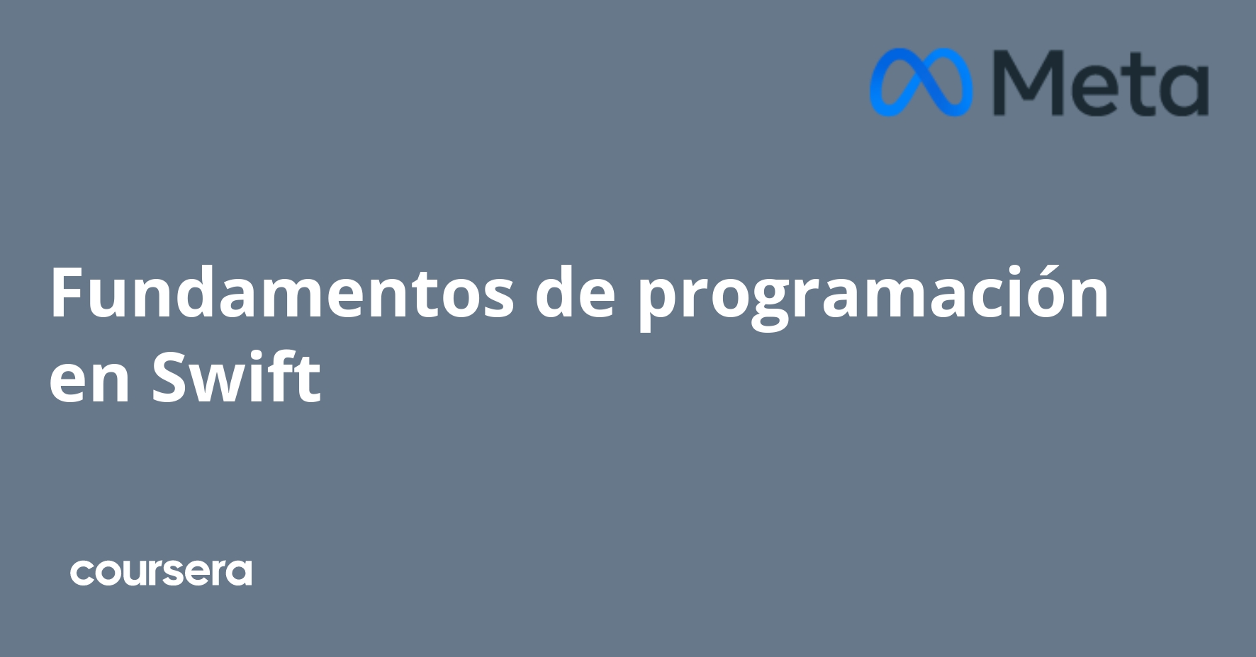Fundamentos de programación en Swift | Coursera Fundamentos de programación en Swift | Coursera