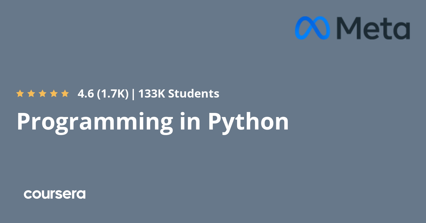 Programming In Python Coursera