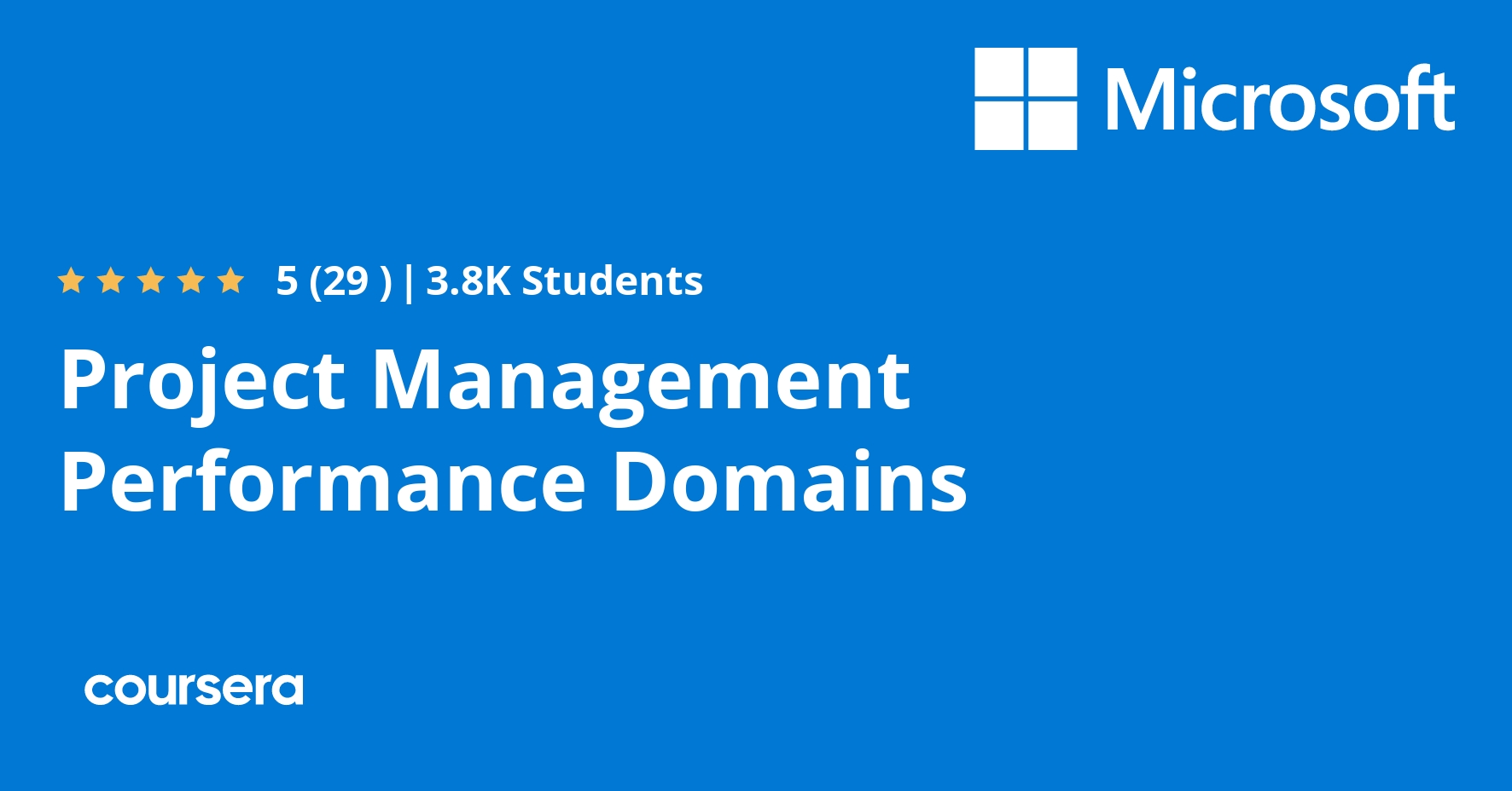 Project Management Performance Domains | Coursera
