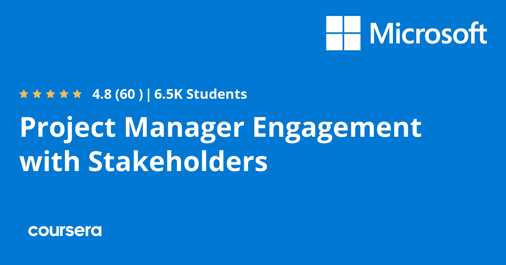 Project Manager Engagement with Stakeholders | Coursera