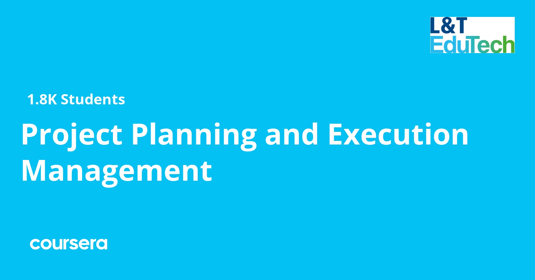 Project Planning and Execution Management | Coursera