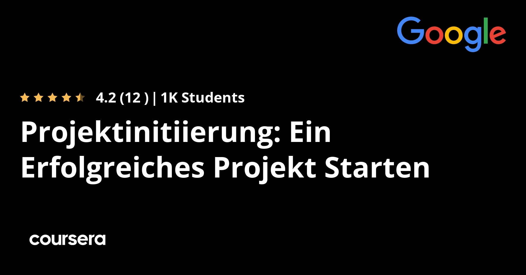 Projektinitiierung: Ein Erfolgreiches Projekt Starten | Coursera
