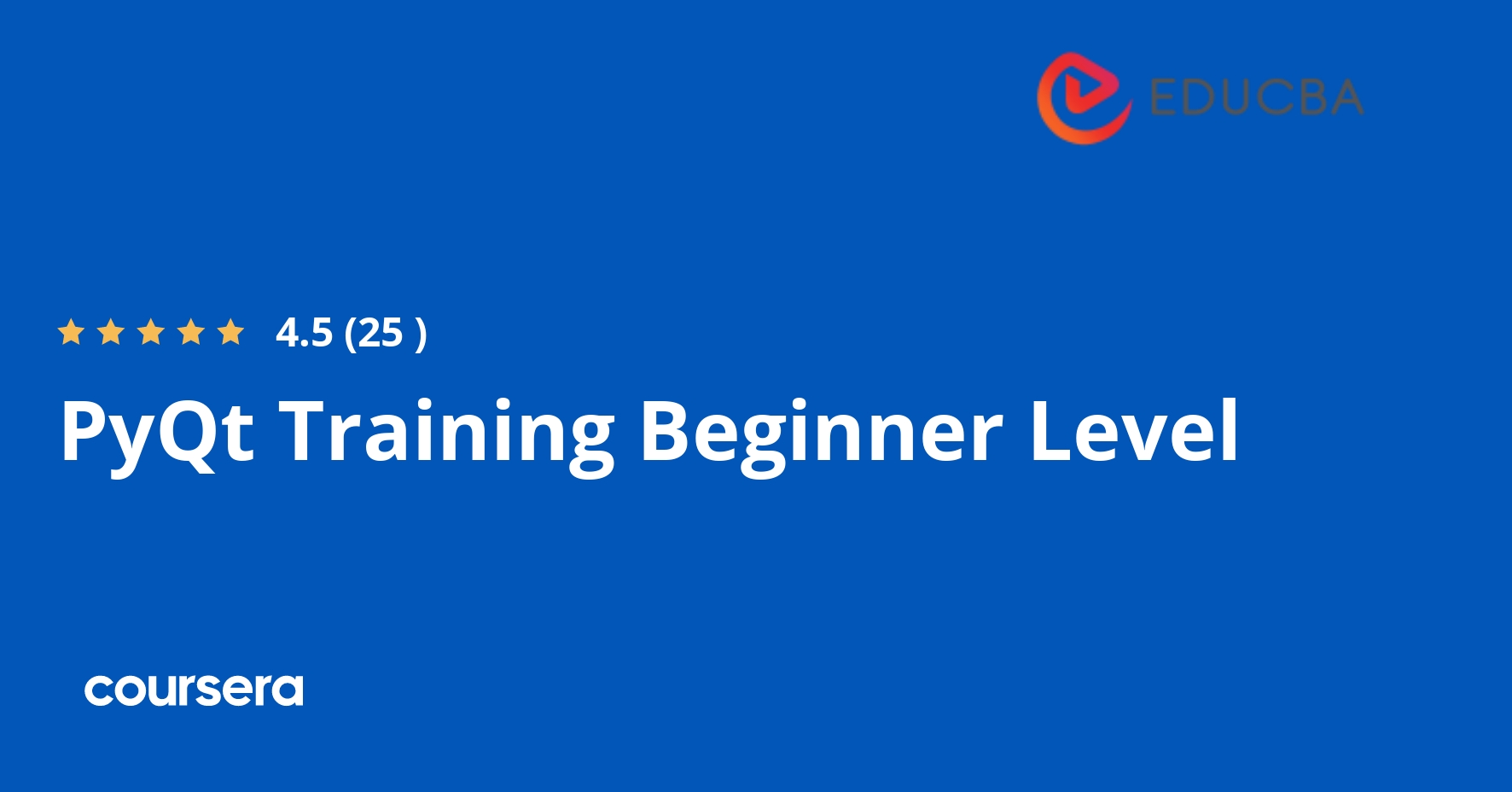 PyQt Training Beginner Level | Coursera