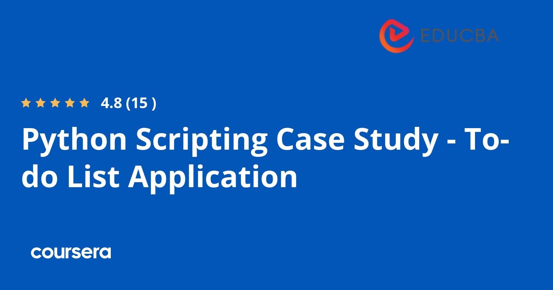 Python Scripting Case Study - To-do List Application | Coursera