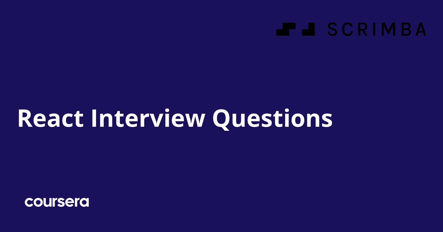 React Interview Questions | Coursera