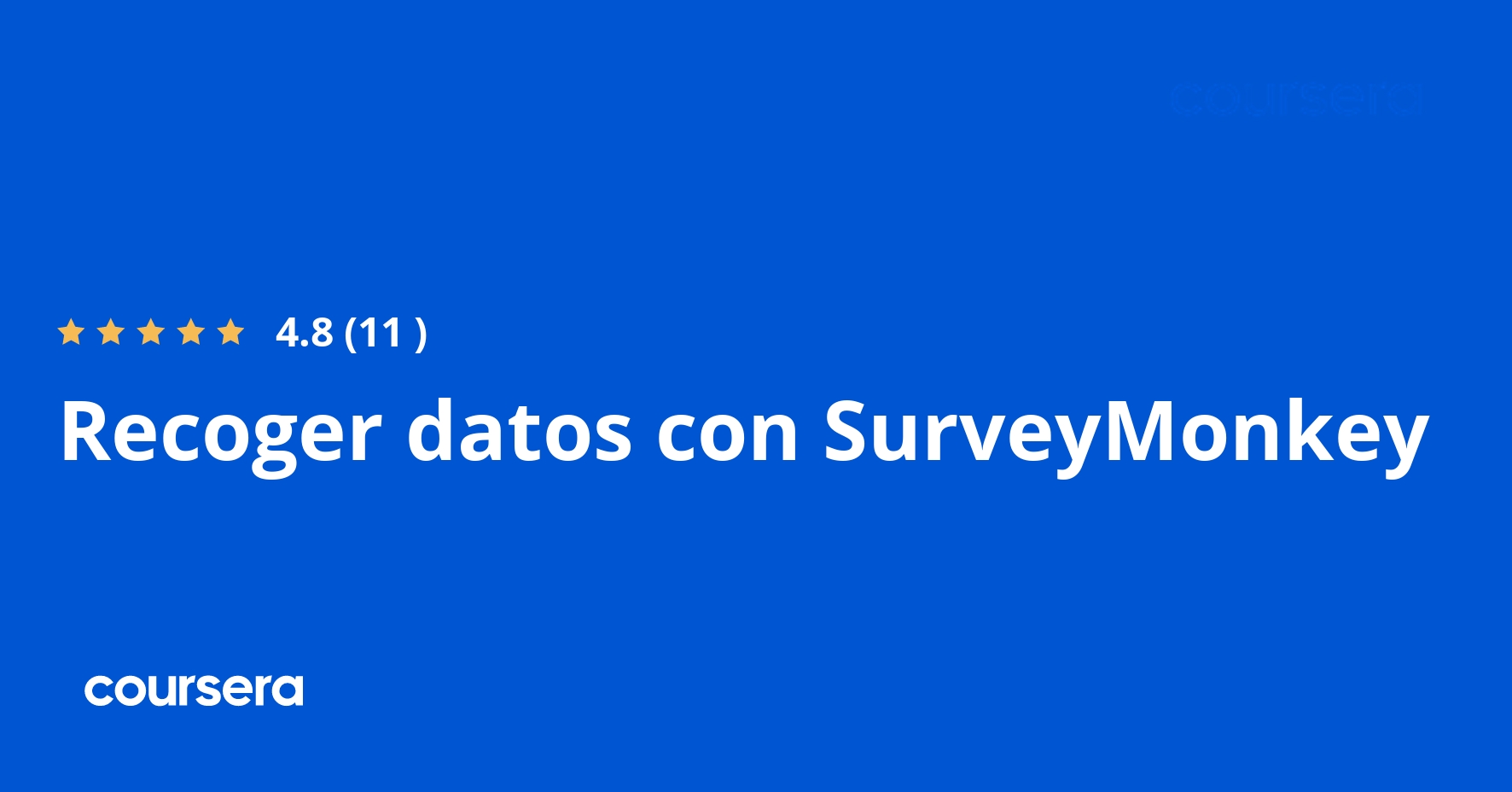 Recoger datos con SurveyMonkey