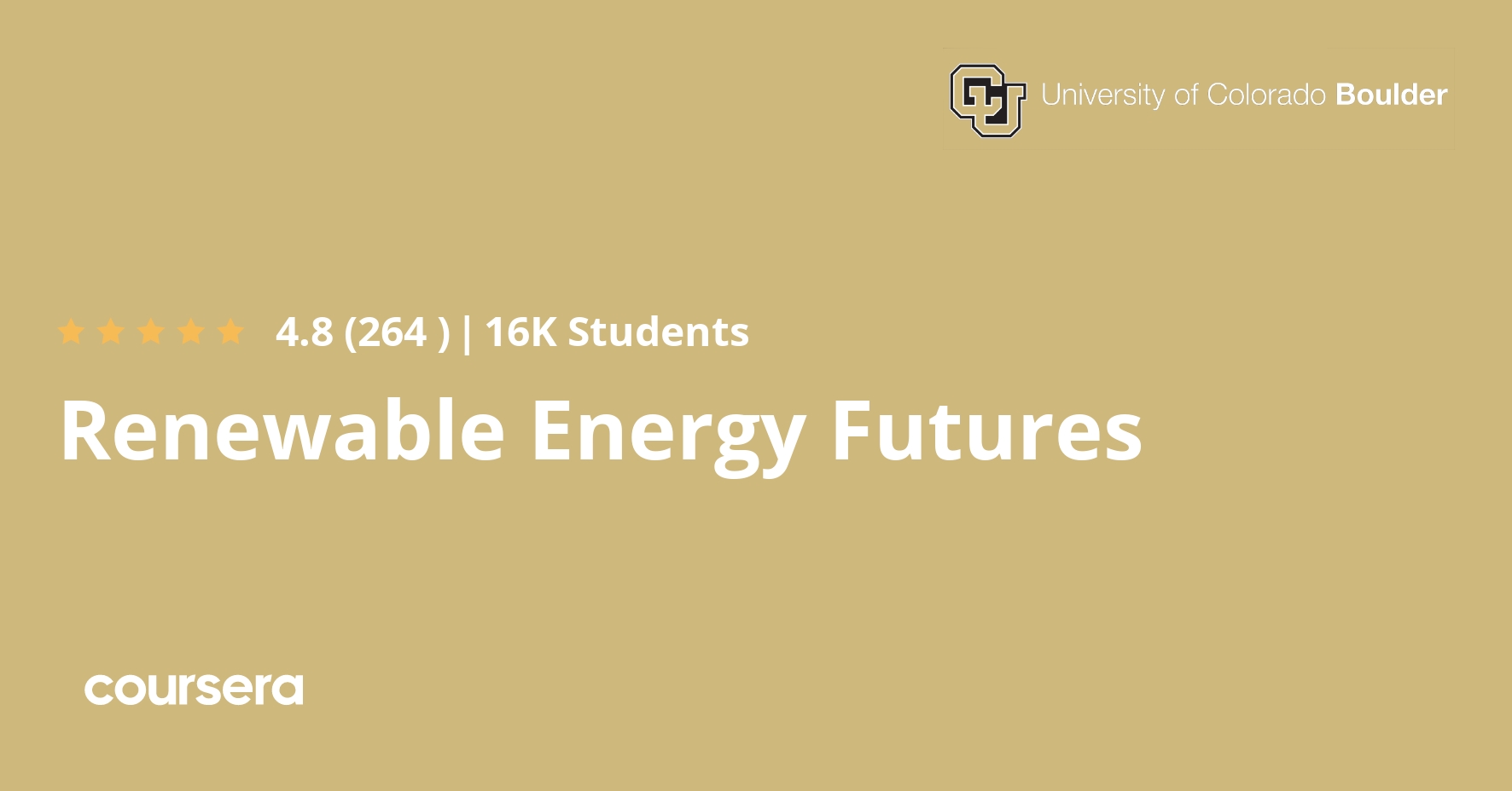 Renewable Energy Futures | Coursera