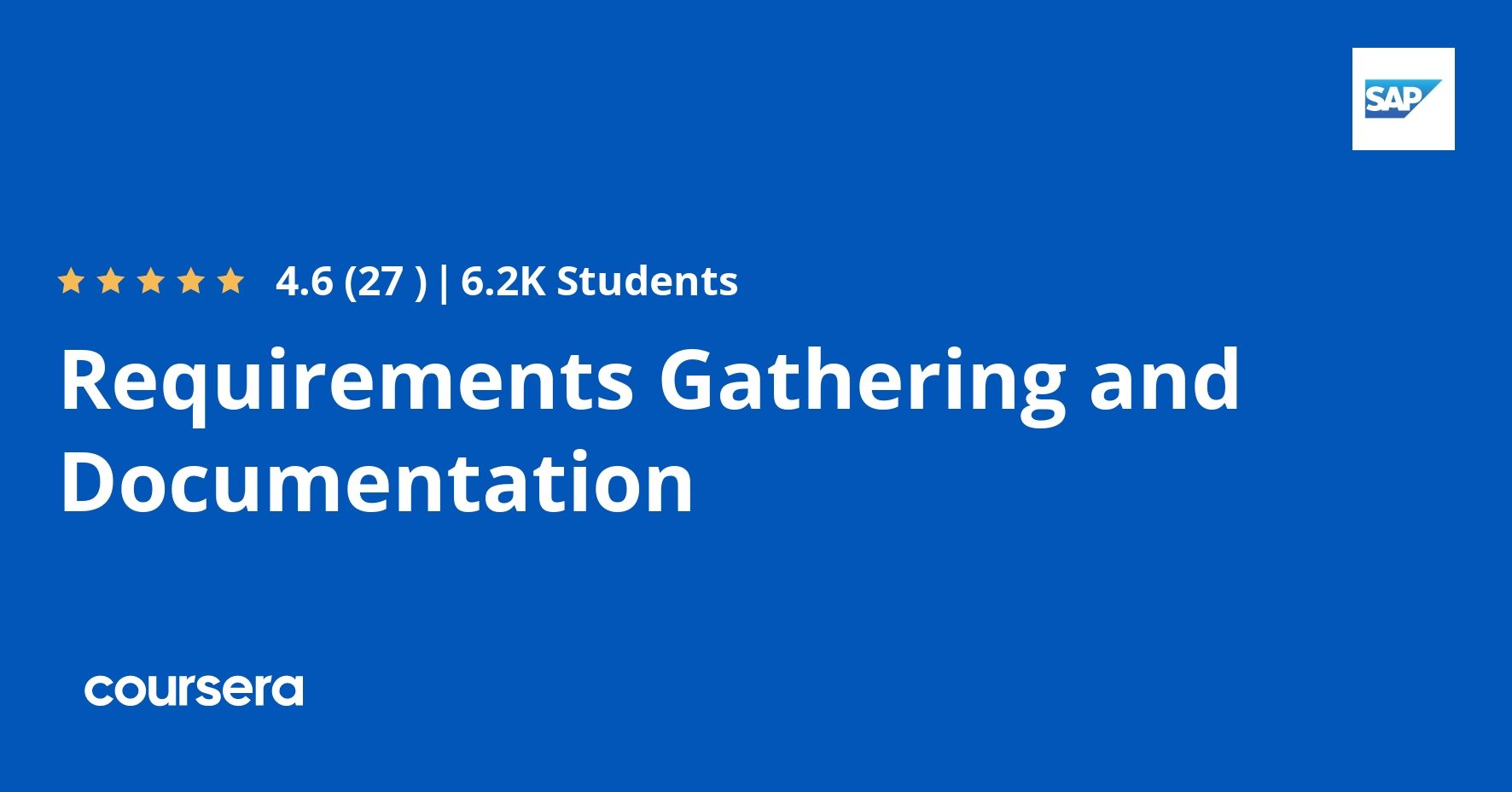 Requirements Gathering and Documentation | Coursera