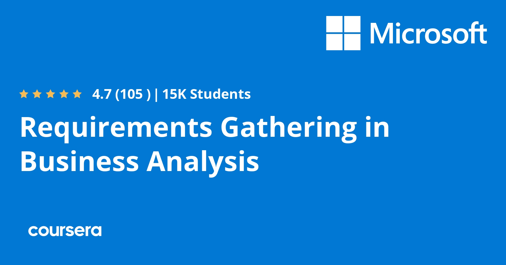 Requirements Gathering in Business Analysis | Coursera