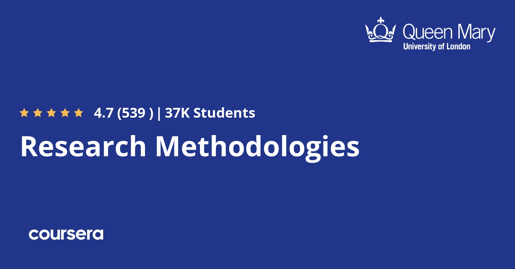 Research Methodologies | Coursera