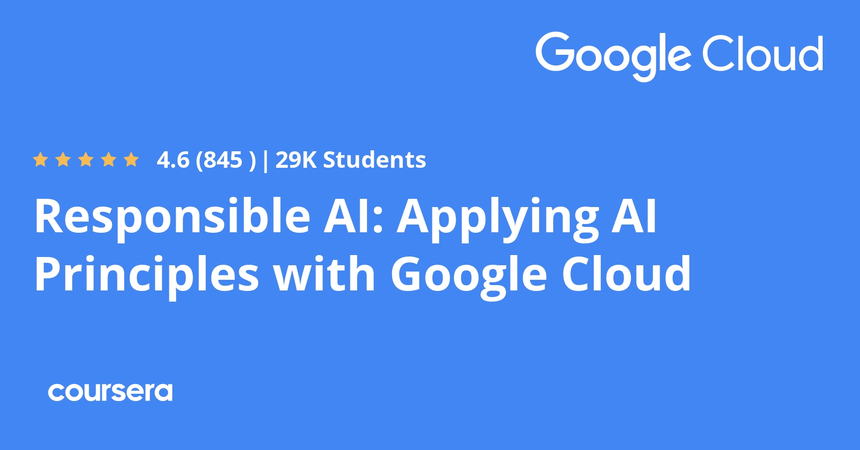 Responsible AI: Applying AI Principles with Google Cloud | Coursera