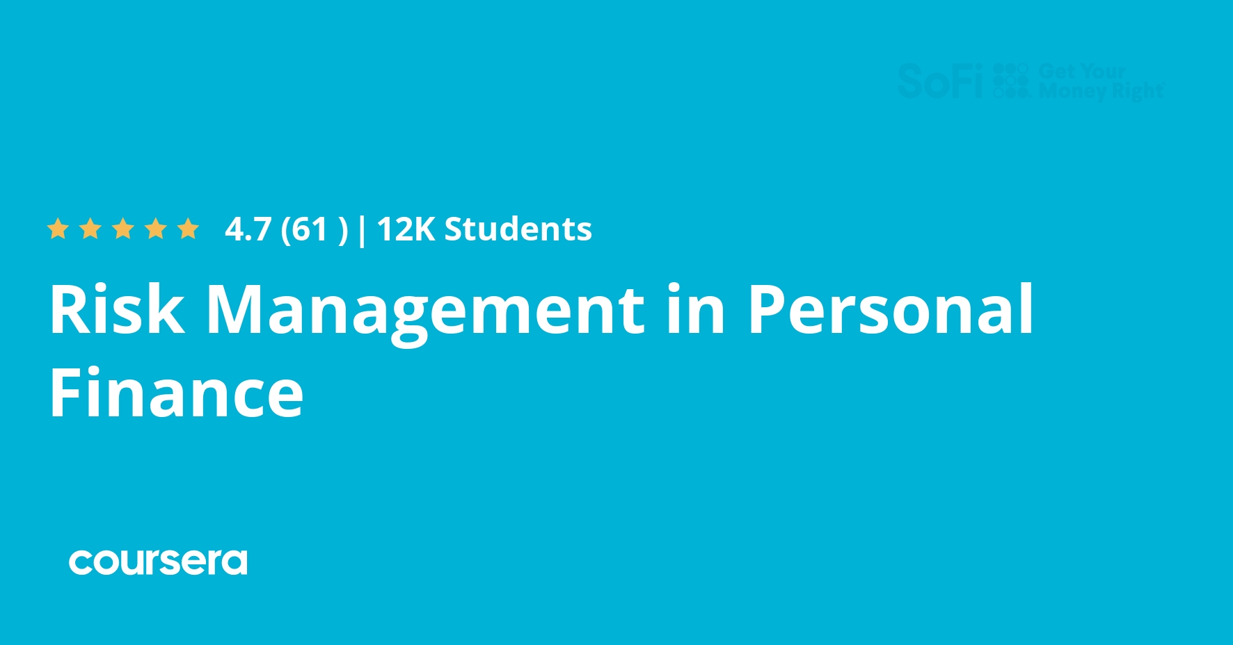 Risk Management in Personal Finance | Coursera