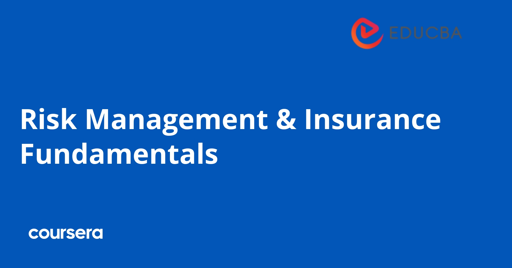 Risk Management & Insurance Fundamentals | Coursera