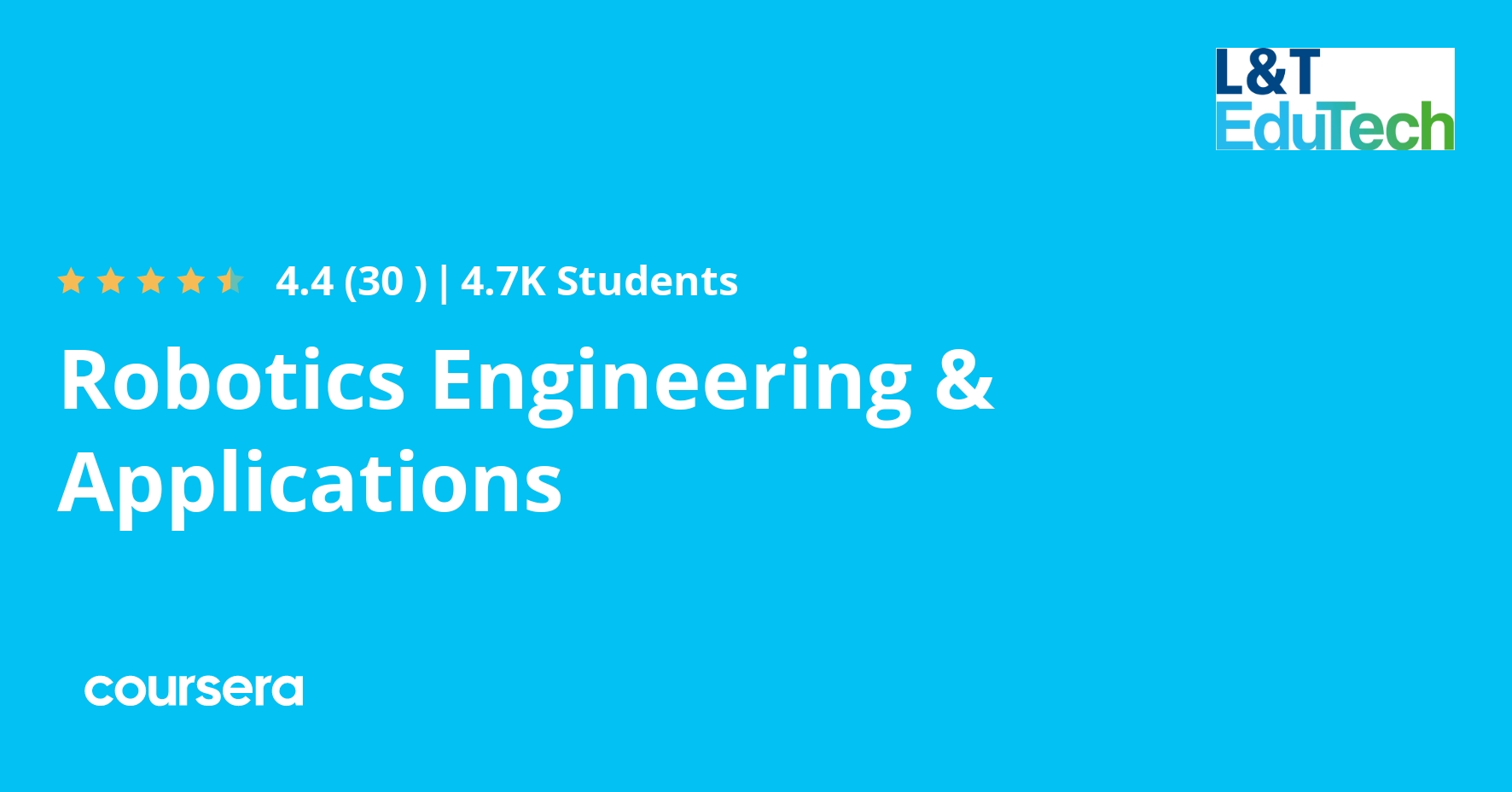 Robotics Engineering & Applications | Coursera