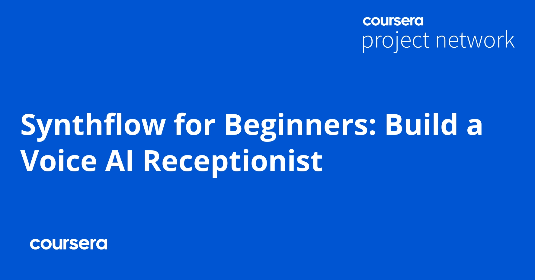 Synthflow for Beginners: Build a Voice AI Receptionist