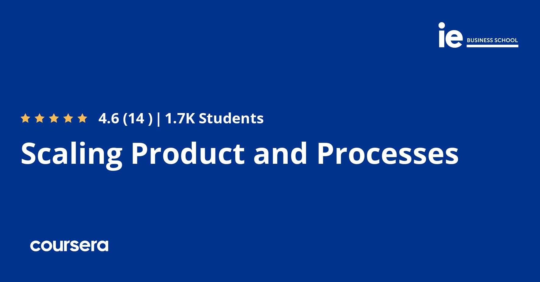 Scaling Product and Processes | Coursera