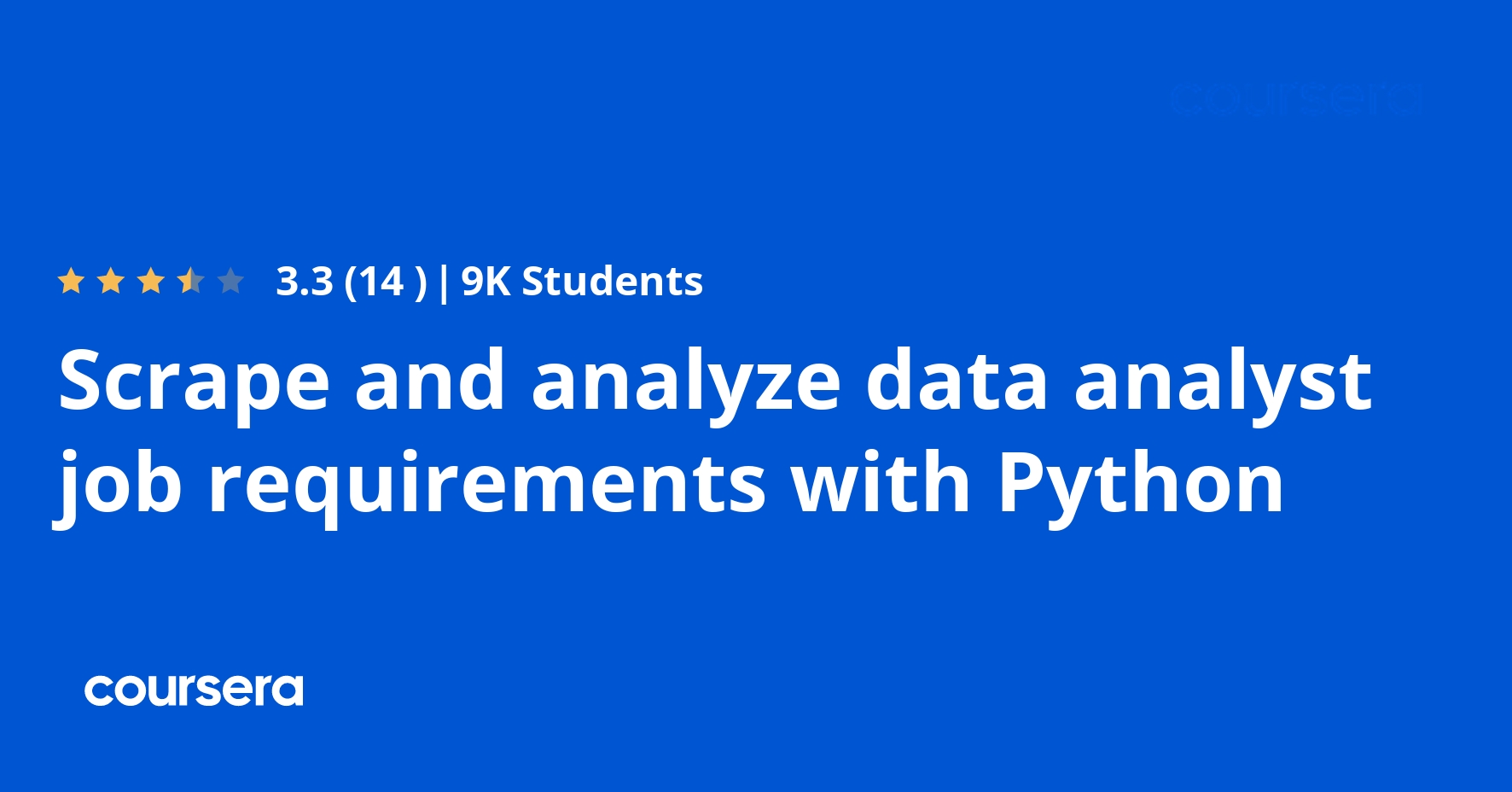 Scrape and analyze data analyst job requirements with Python