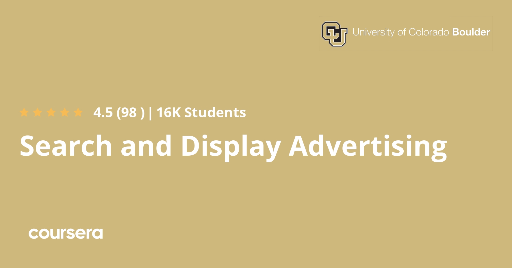 Search and Display Advertising | Coursera