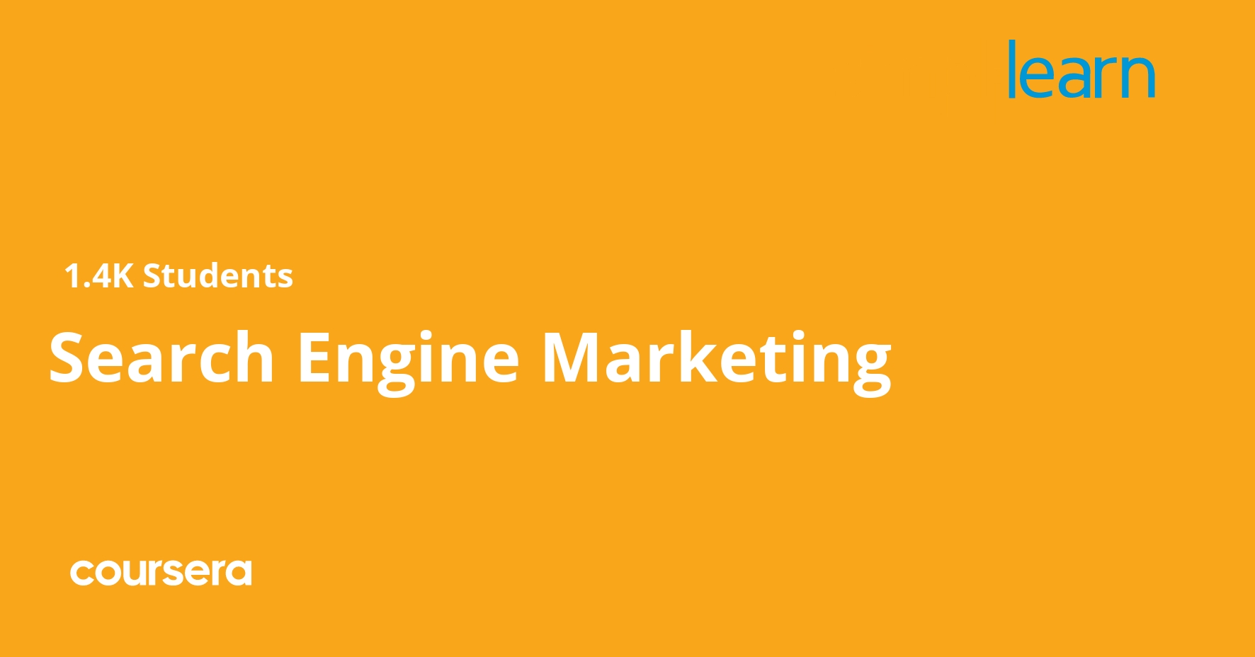 Search Engine Marketing | Coursera