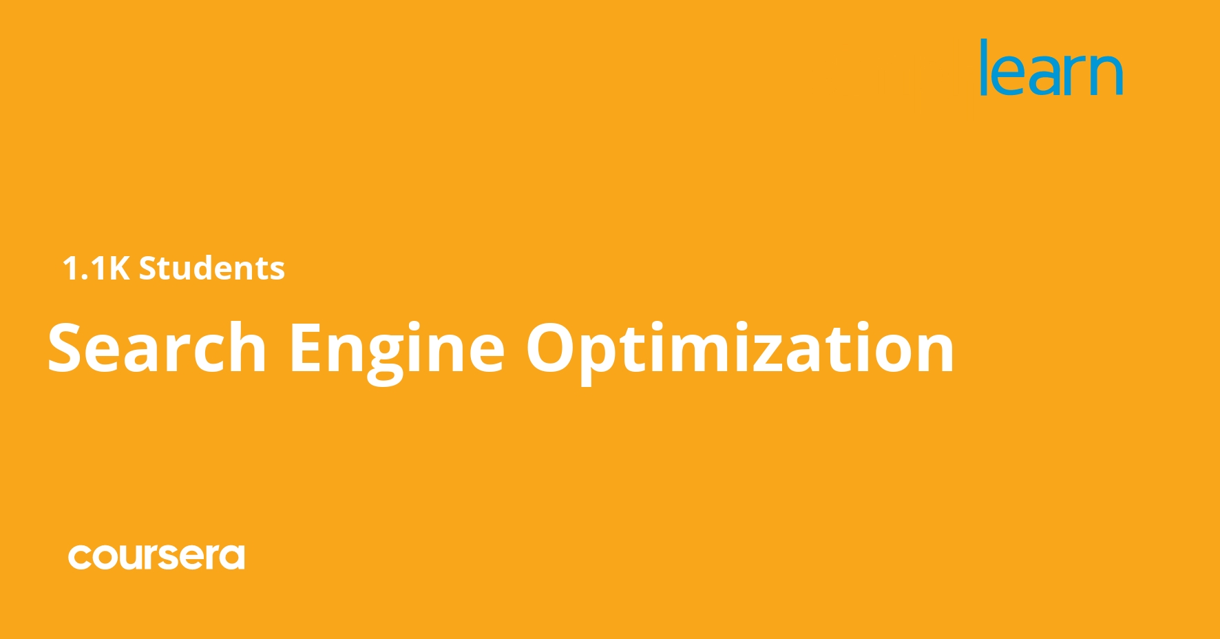 Search Engine Optimization | Coursera