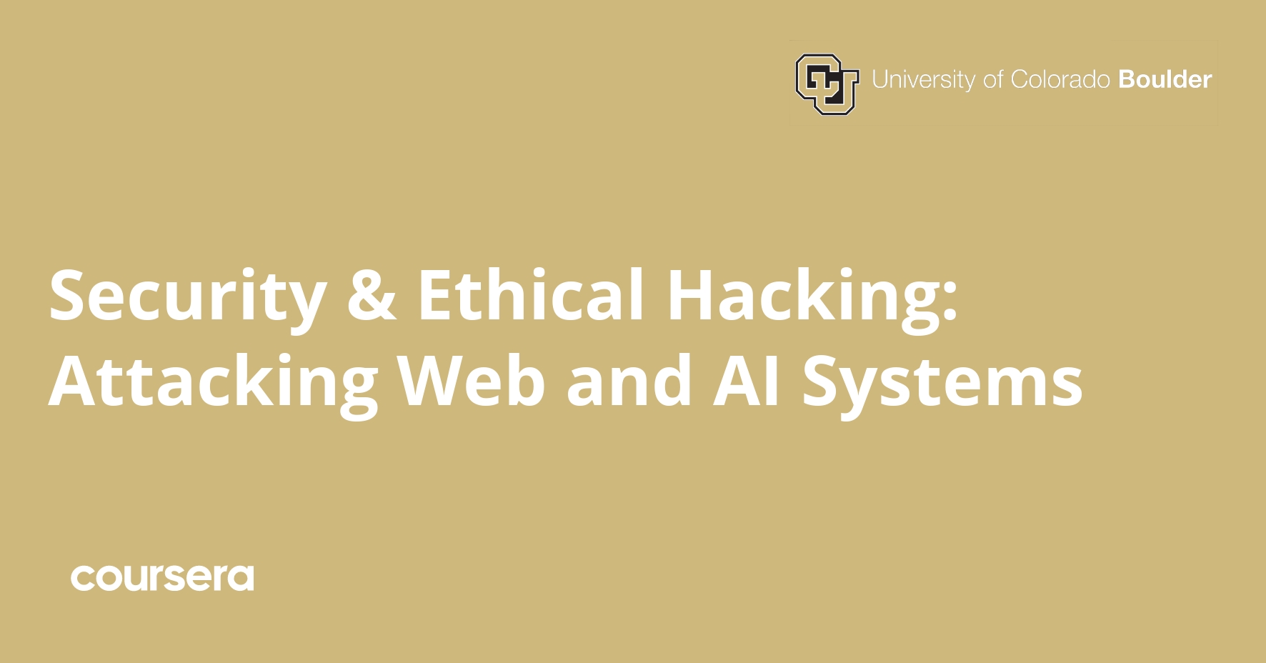 Security & Ethical Hacking: Attacking Web and AI Systems | Coursera