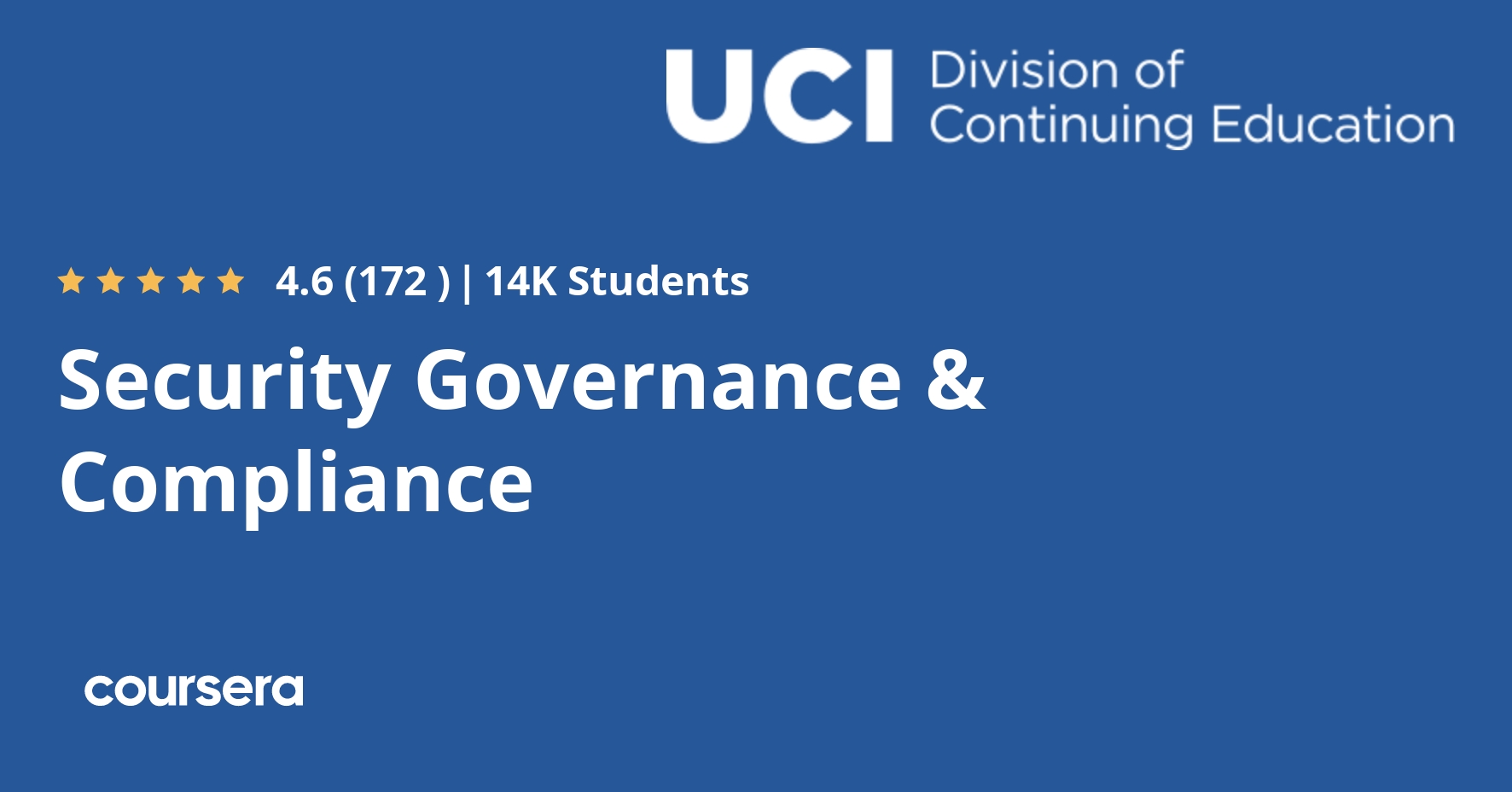 Security Governance & Compliance | Coursera