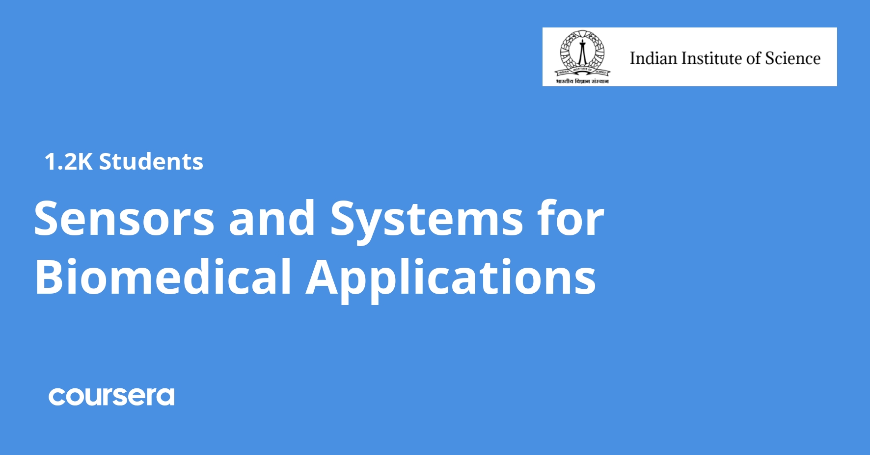 Sensors and Systems for Biomedical Applications | Coursera