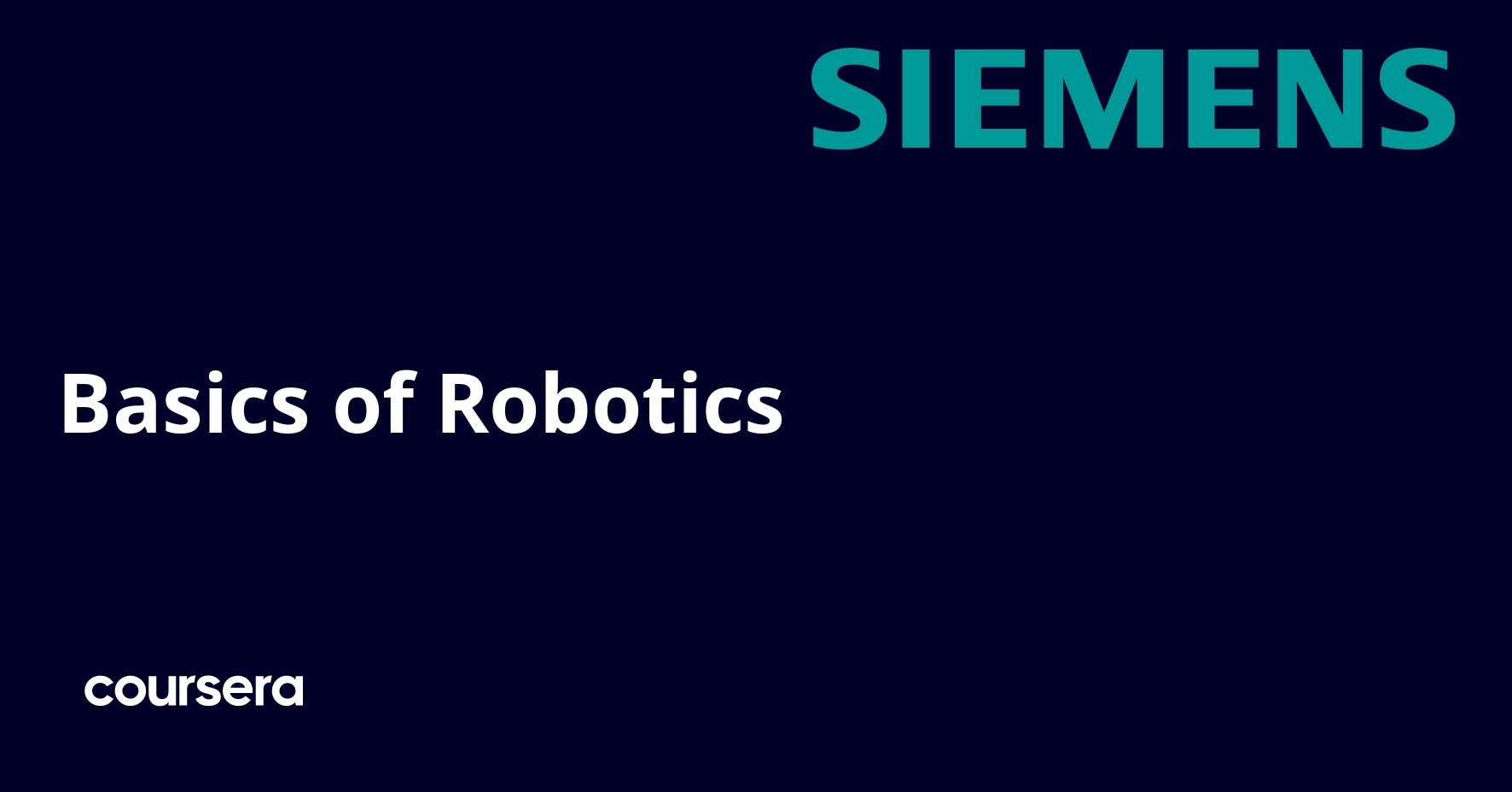 Basics of Robotics | Coursera
