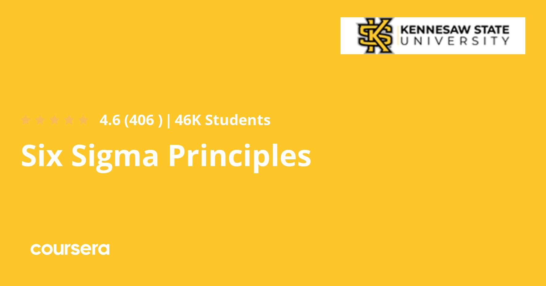 Six Sigma Principles | Coursera