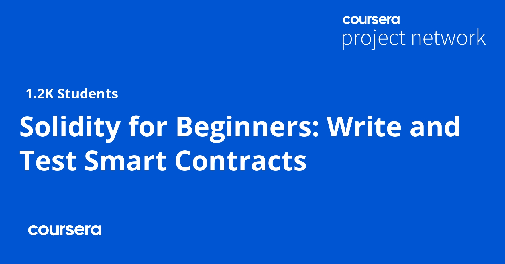 Solidity For Beginners Write And Test Smart Contracts