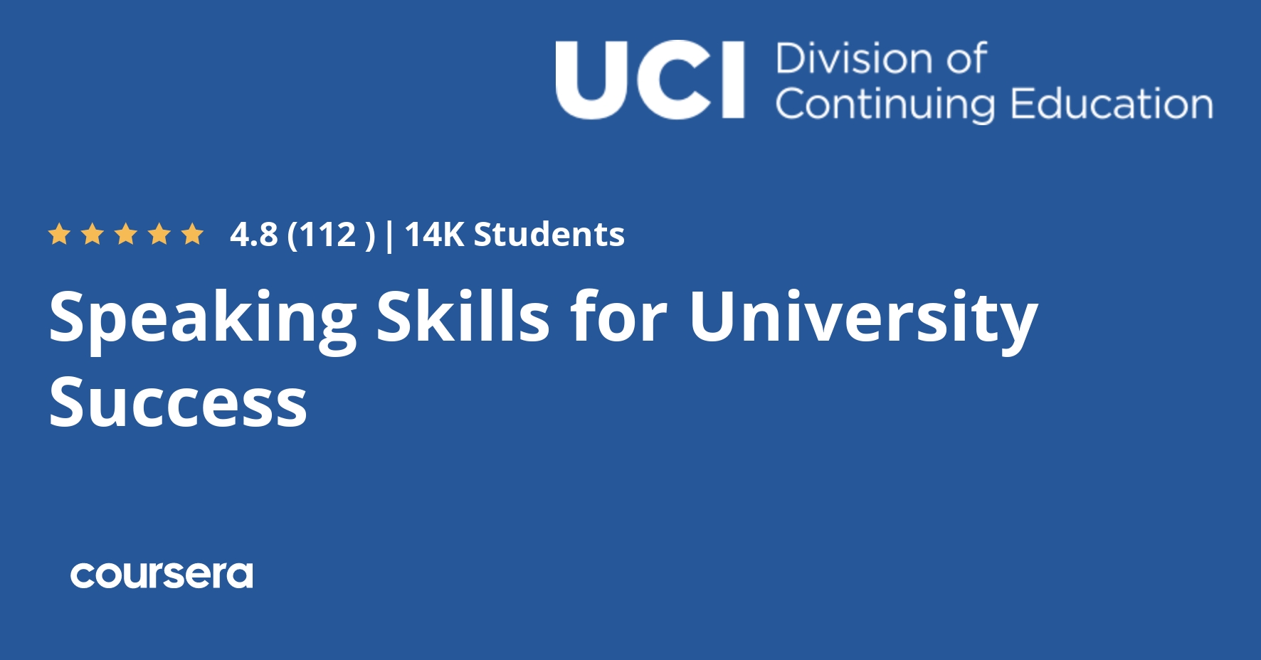 Speaking Skills for University Success | Coursera