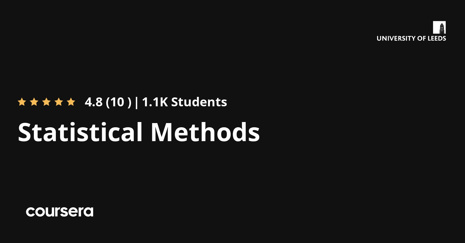 Statistical Methods | Coursera