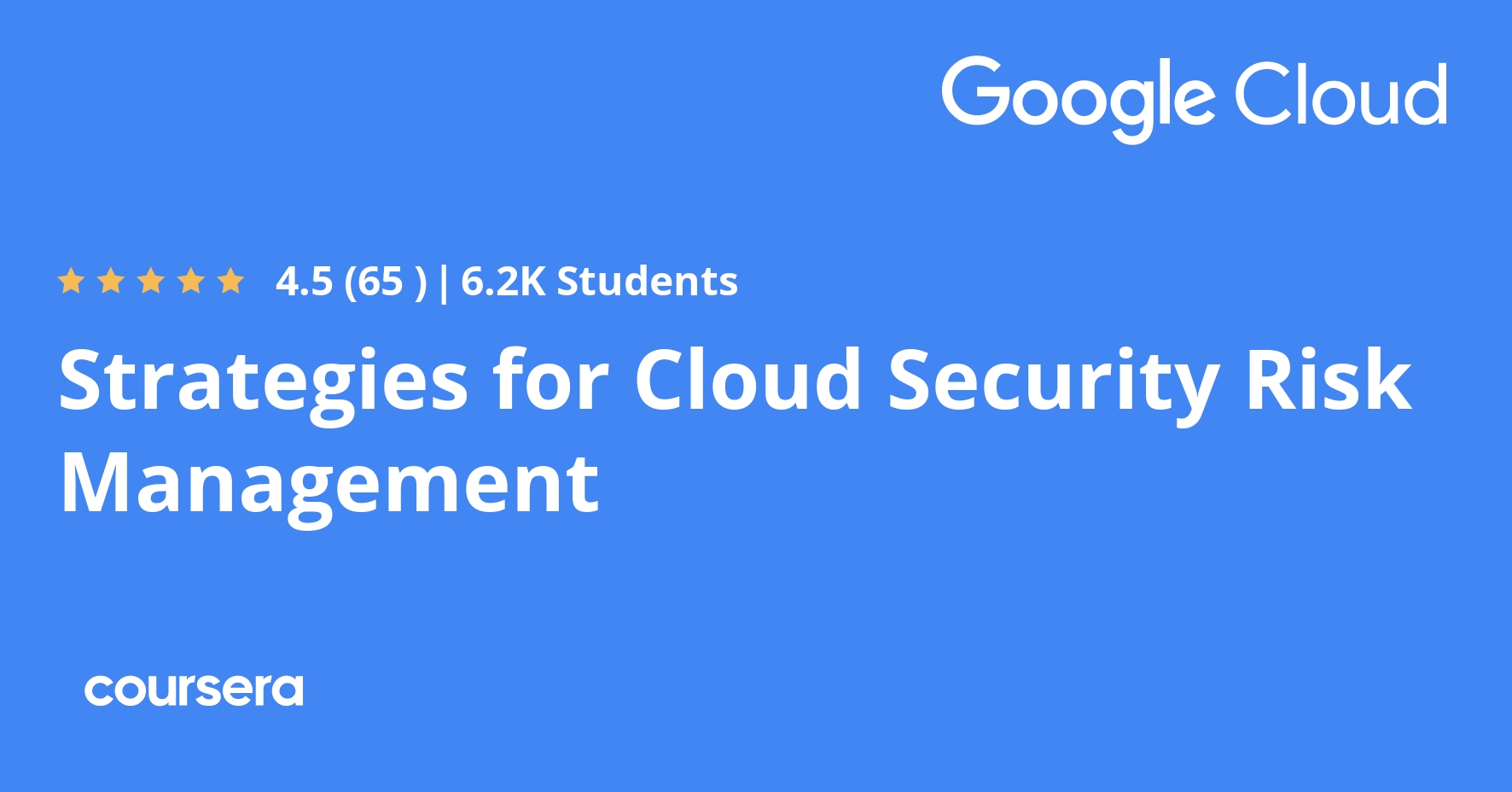 Strategies for Cloud Security Risk Management | Coursera