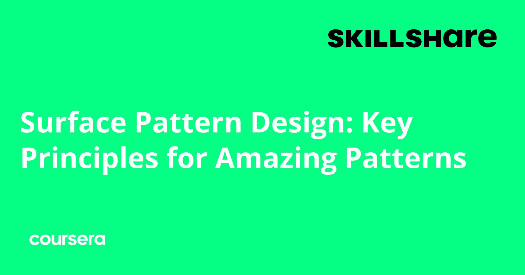 Surface Pattern Design: Key Principles for Amazing Patterns | Coursera