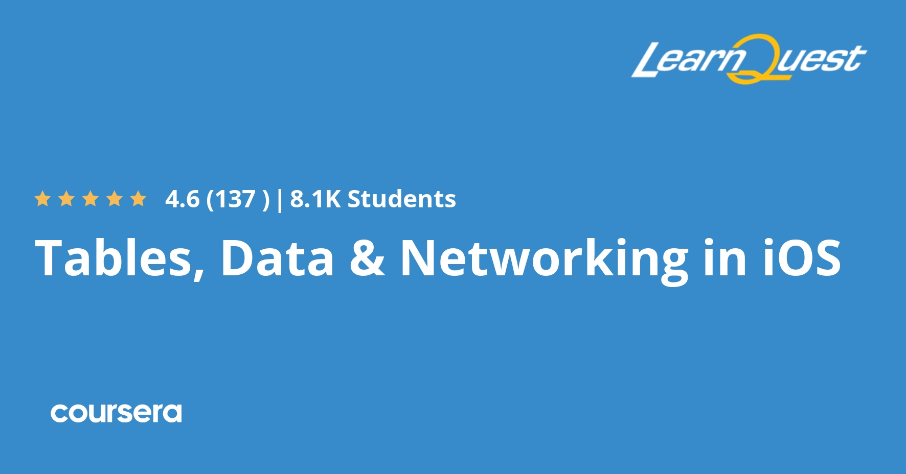 Tables, Data & Networking in iOS | Coursera