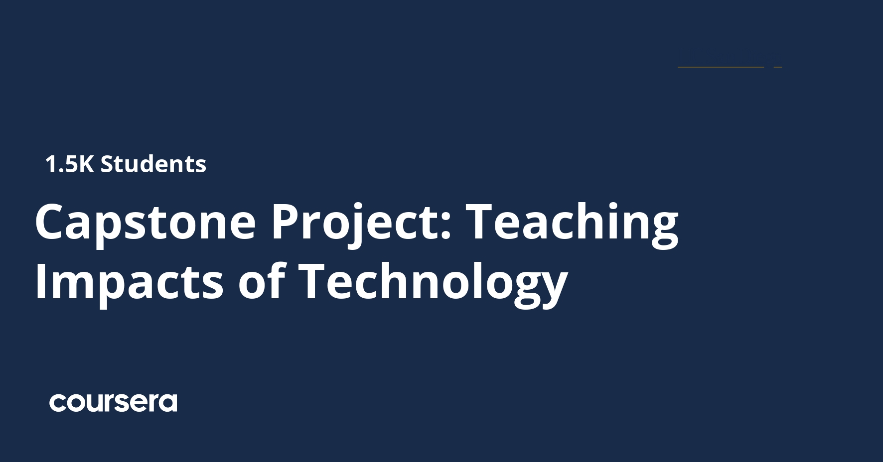 Capstone Project: Teaching Impacts of Technology | Coursera
