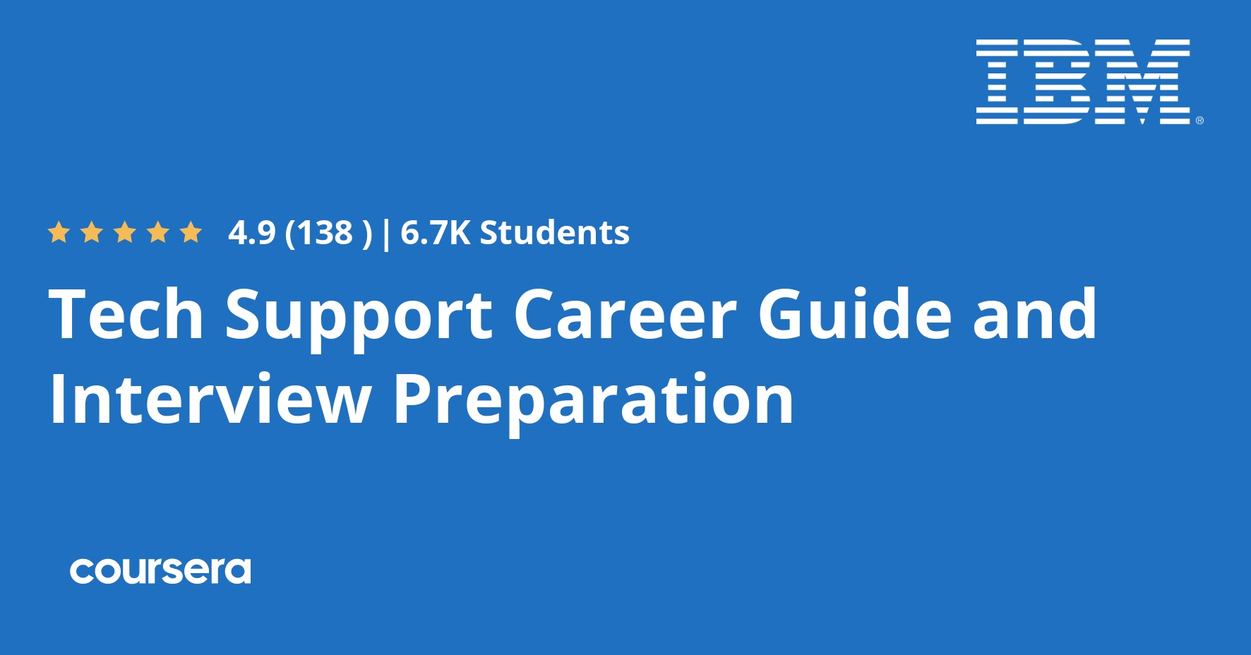 Tech Support Career Guide and Interview Preparation | Coursera