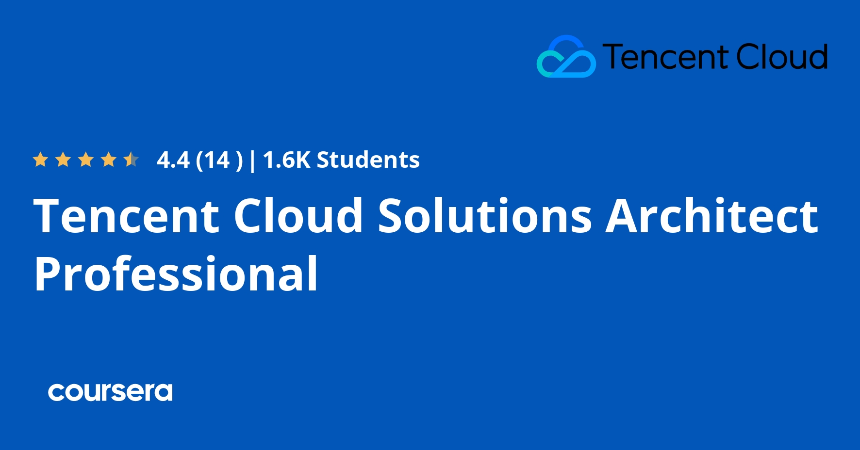 Tencent Cloud Solutions Architect Professional Coursera