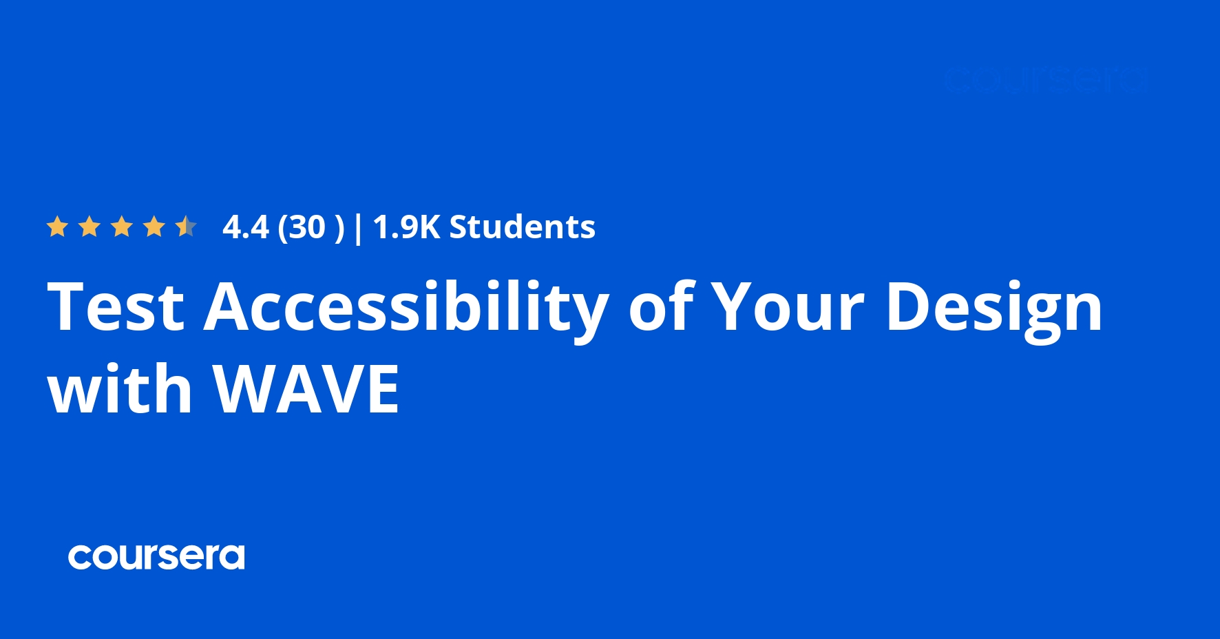 Test Accessibility of Your Design with WAVE