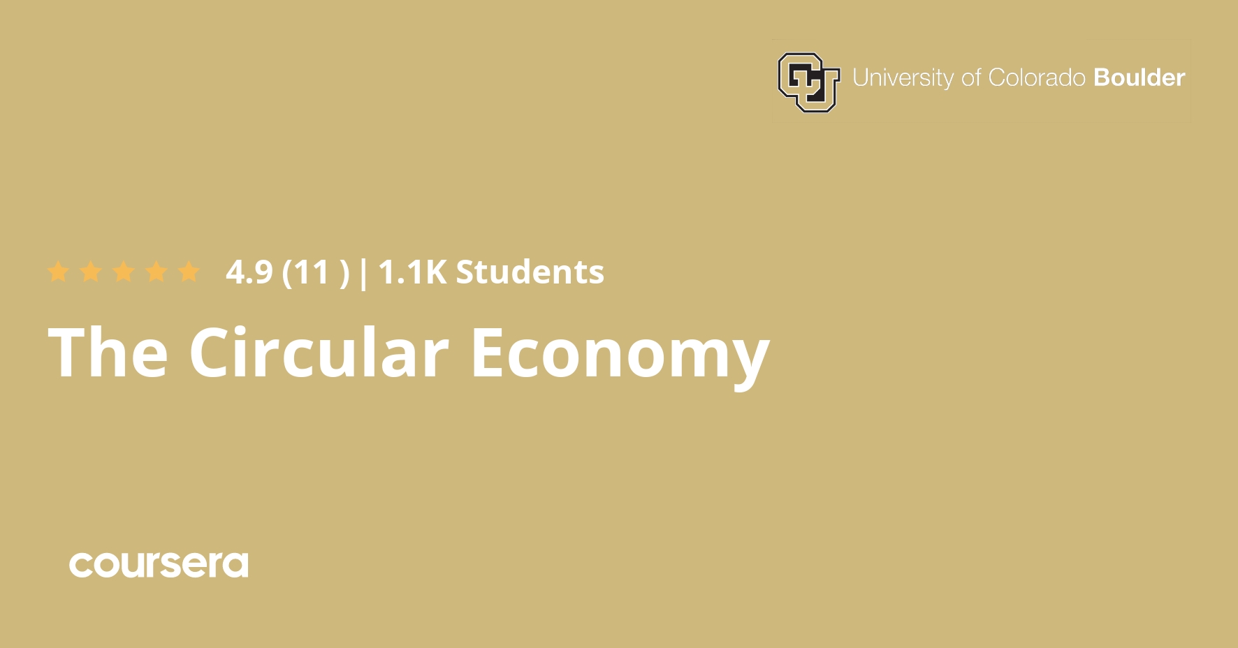 The Circular Economy | Coursera