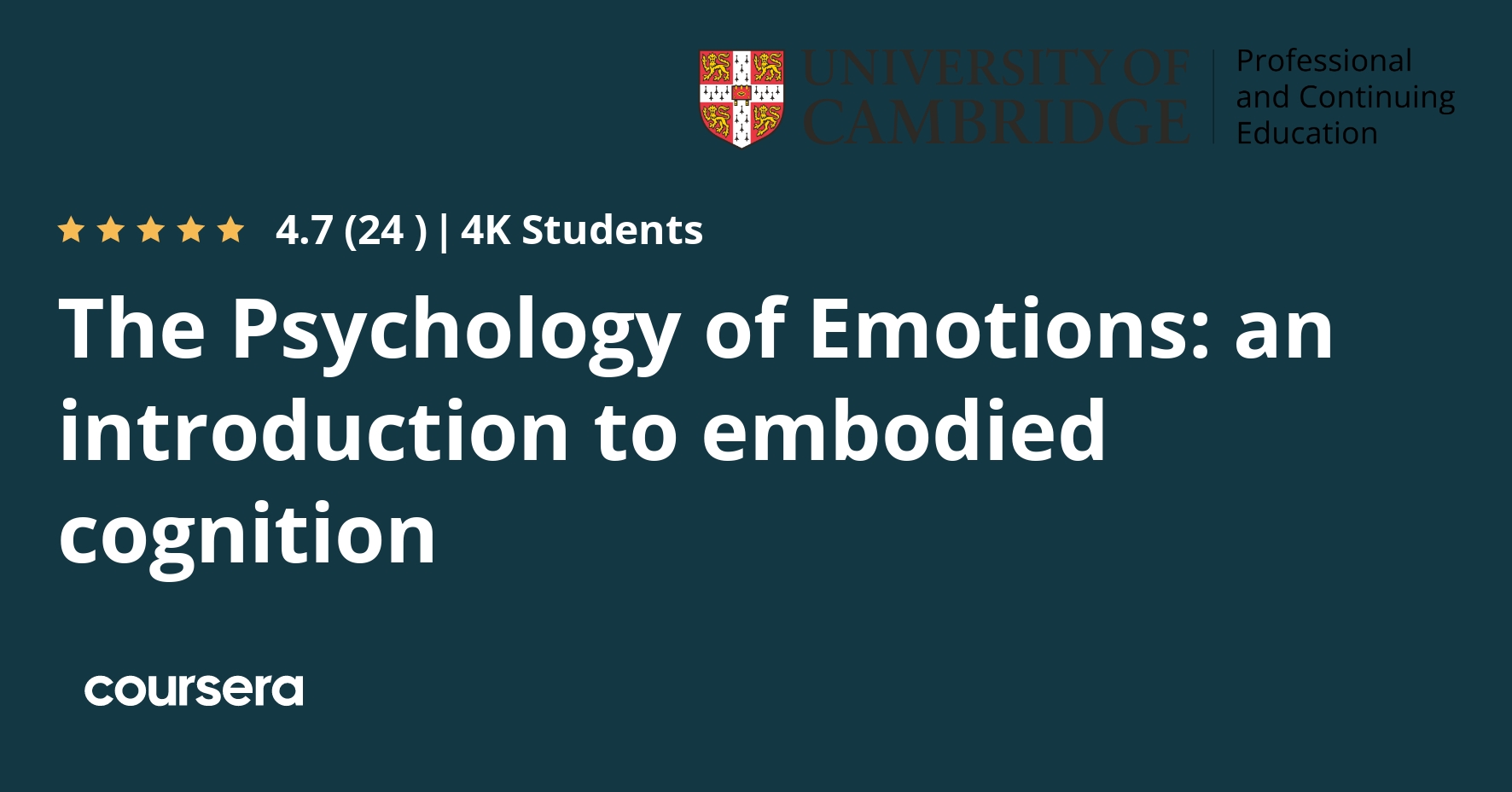 The Psychology of Emotions: an introduction to embodied cognition ...
