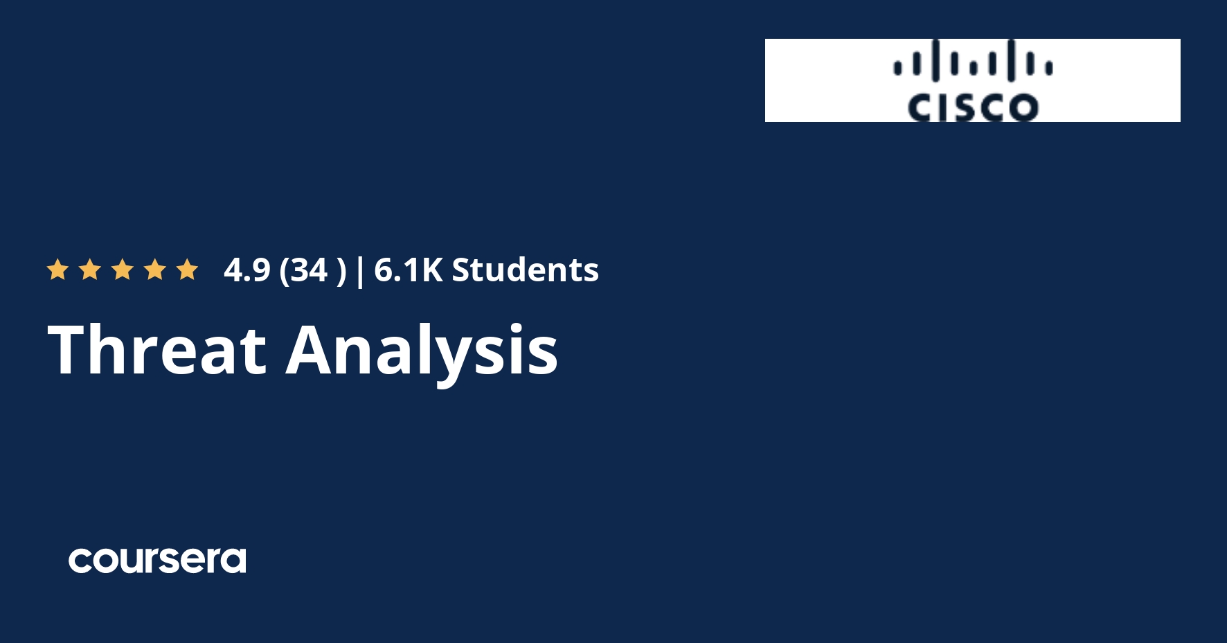 Threat Analysis | Coursera