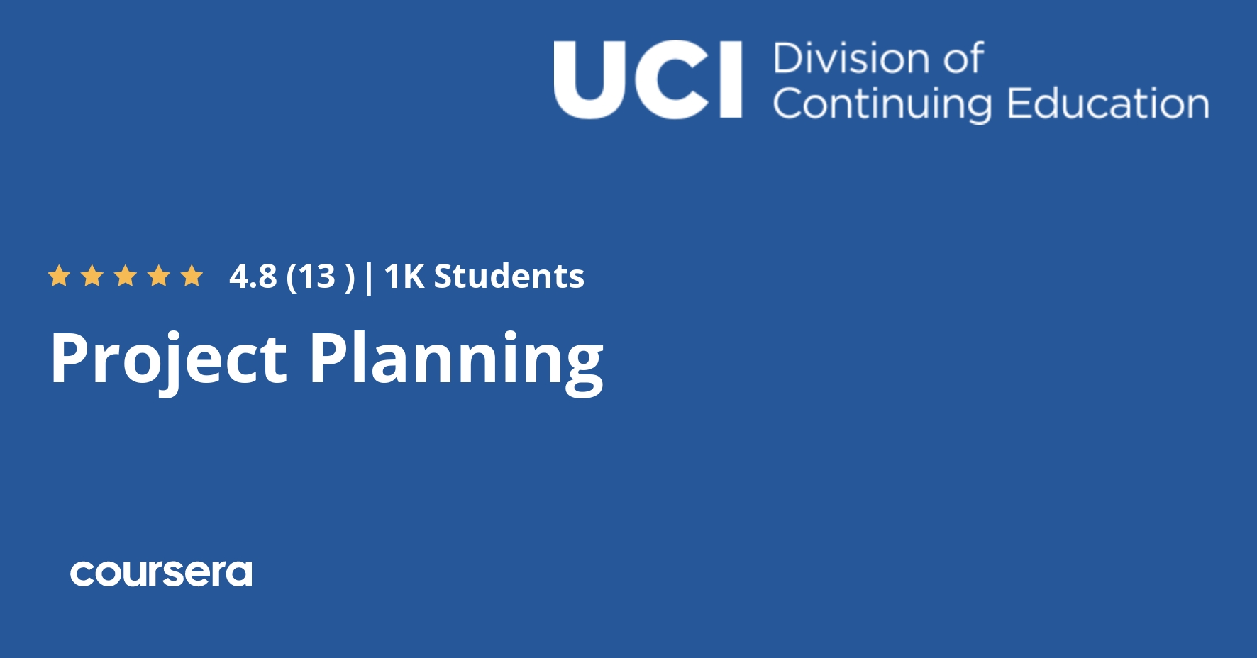 Project Planning | Coursera