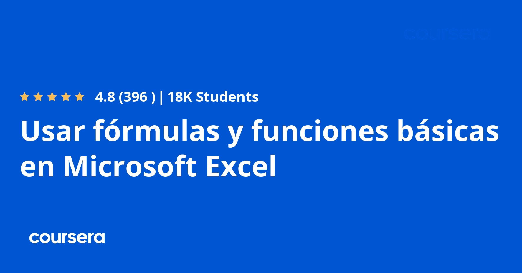 Usar fórmulas y funciones básicas en Microsoft Excel